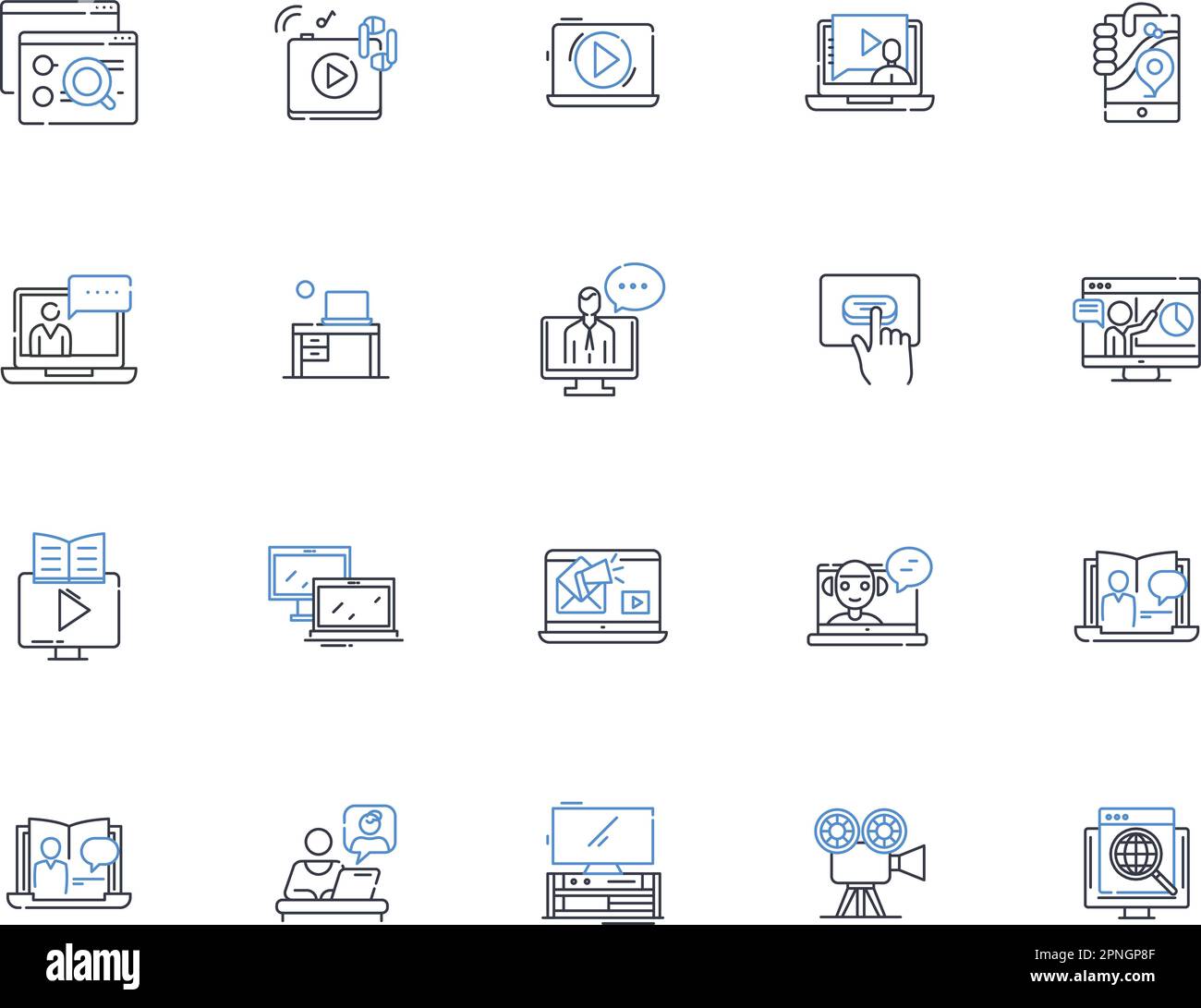 Product launch line icons collection. Innovation, Unveiling, Debut, Release, Introduction ...