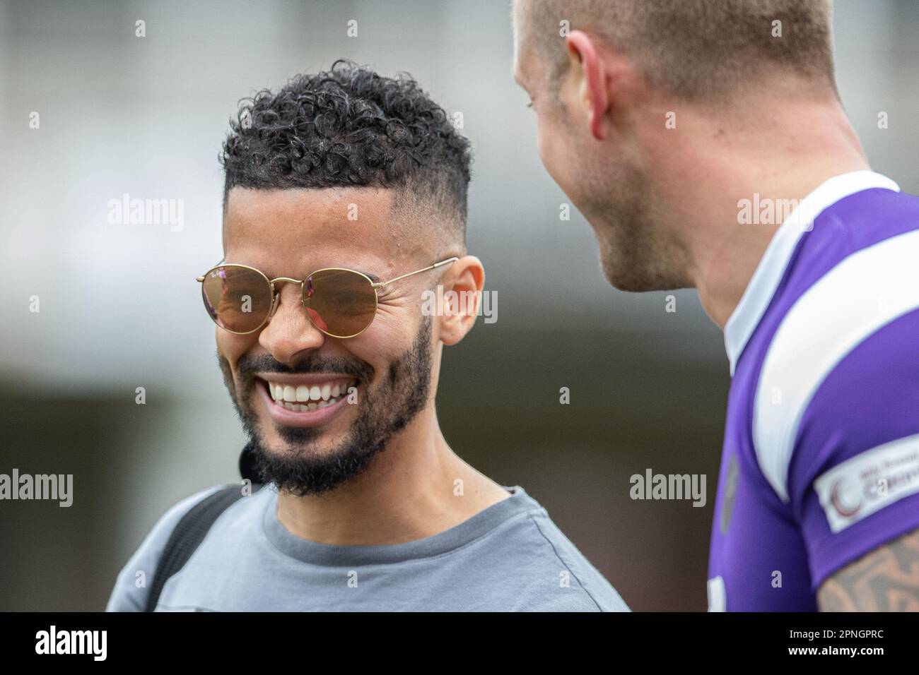 Jeremy Lynch during a Celebrity Football Match at Edgar Street Football ...