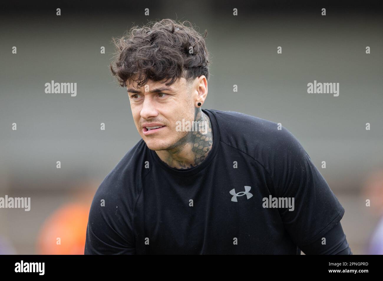 Chet Sket during a Celebrity Football Match at Edgar Street Football ...