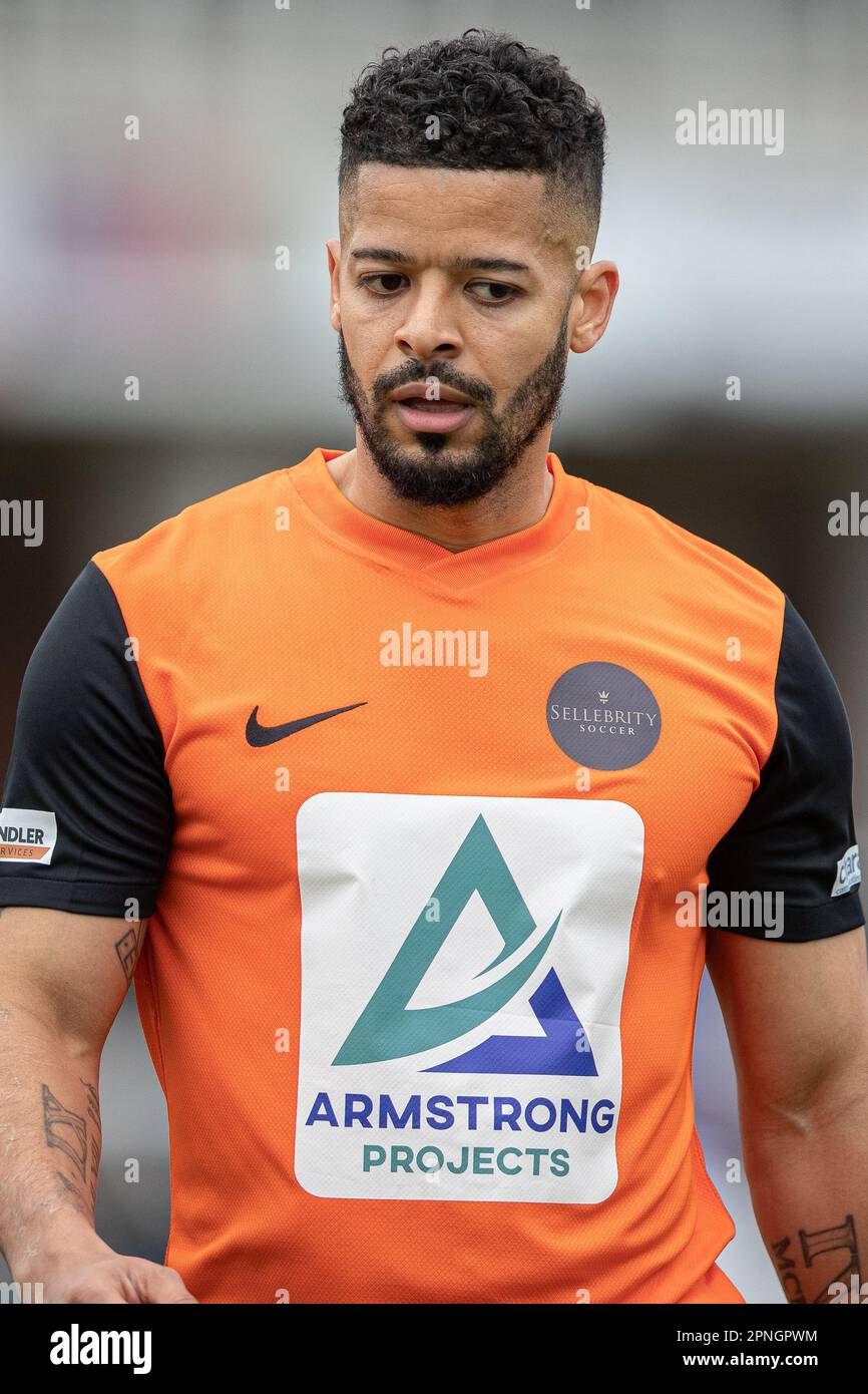 Jeremy Lynch during a Celebrity Football Match at Edgar Street Football ...