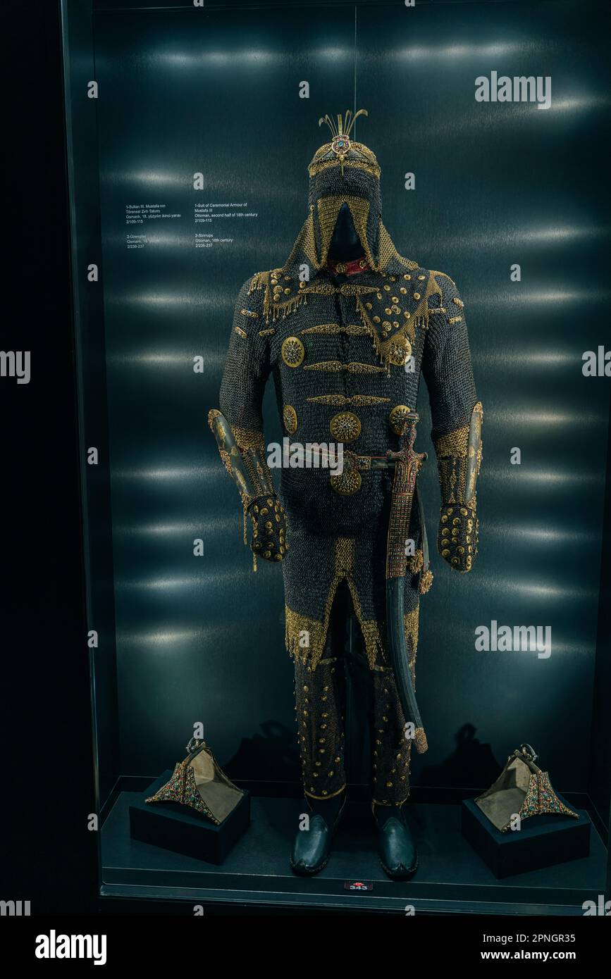 Antique Ottoman Sword from weapons collection in Istanbul Topkapi ...