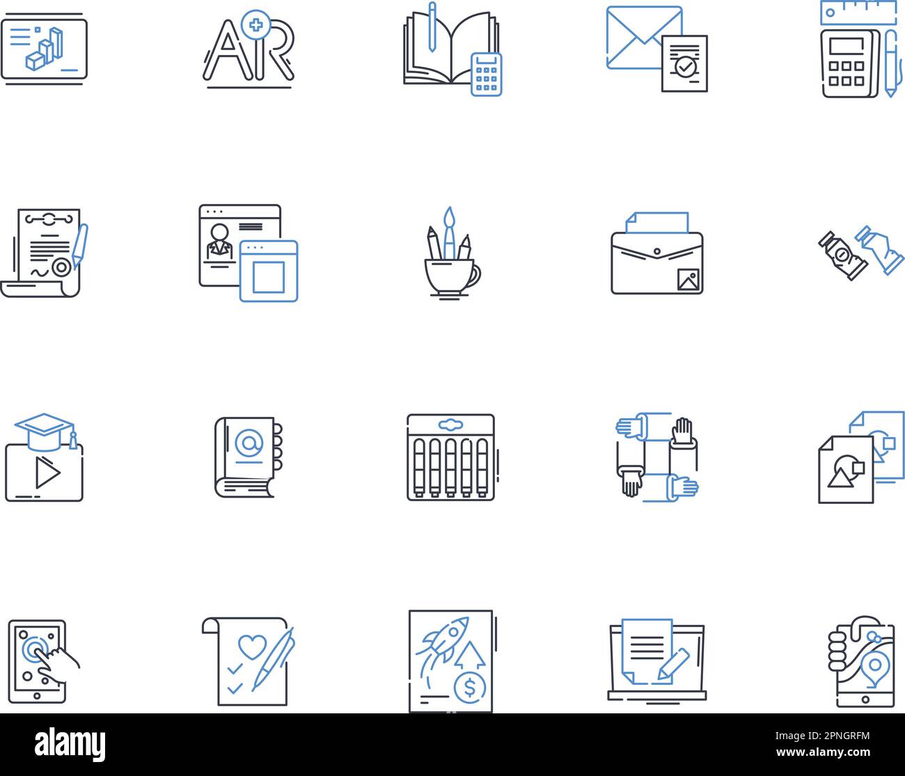 Decorative structure line icons collection. Ornamentation, Elegance ...