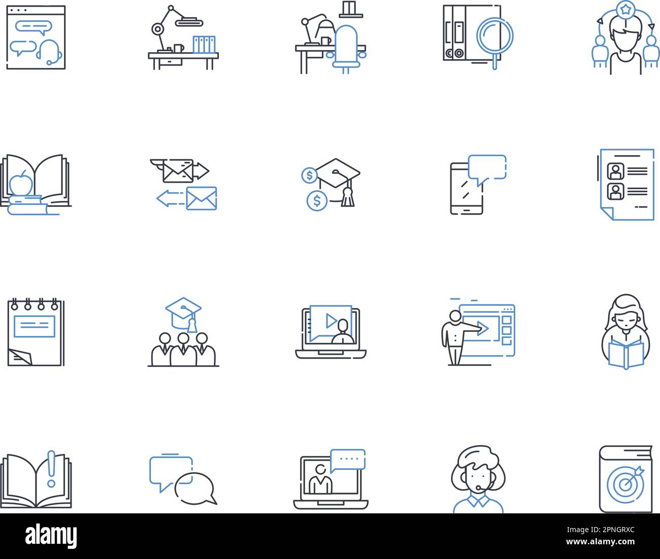 Insight Cultivation Line Icons Collection Understanding Perception Awareness Insightful