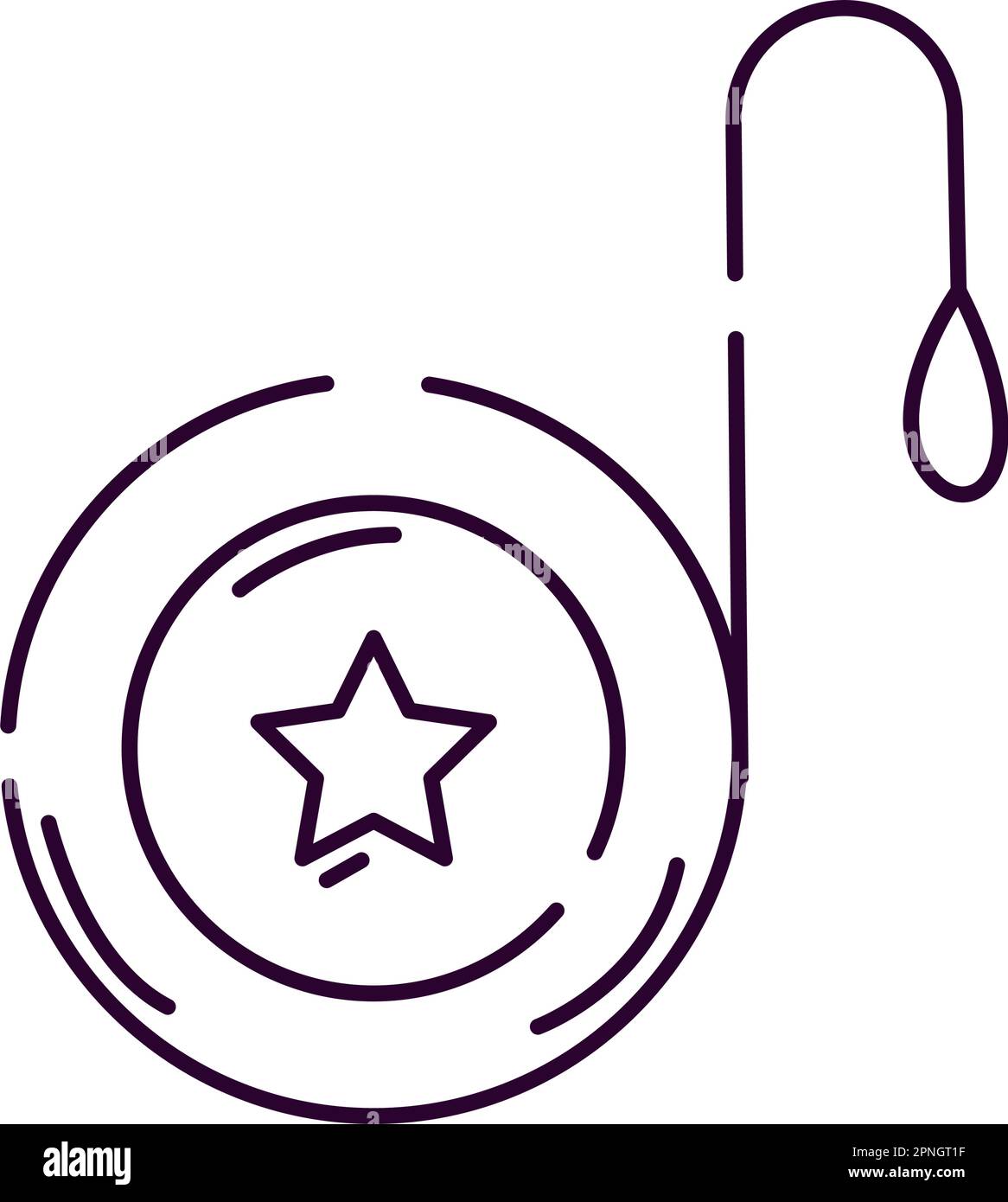 Isolated yoyo toy Sketch icon Vector Stock Vector Image & Art - Alamy