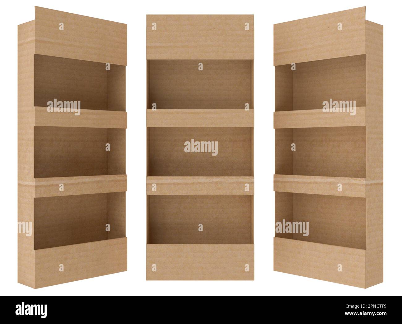 3D rendering - High resolution image pos floor display box template ...