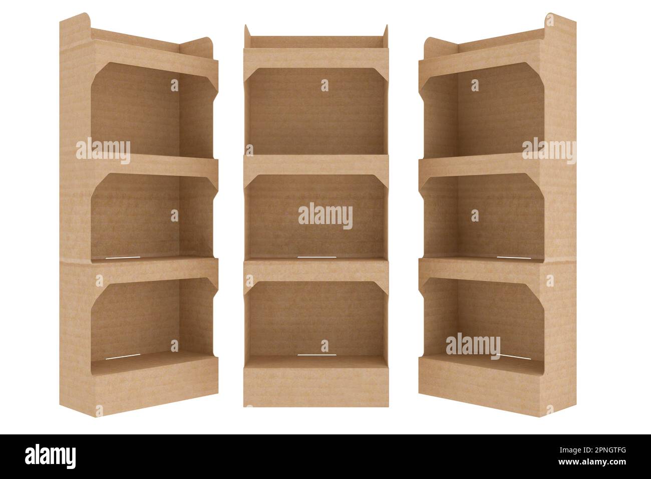 3D rendering - High resolution image pos floor display box template ...