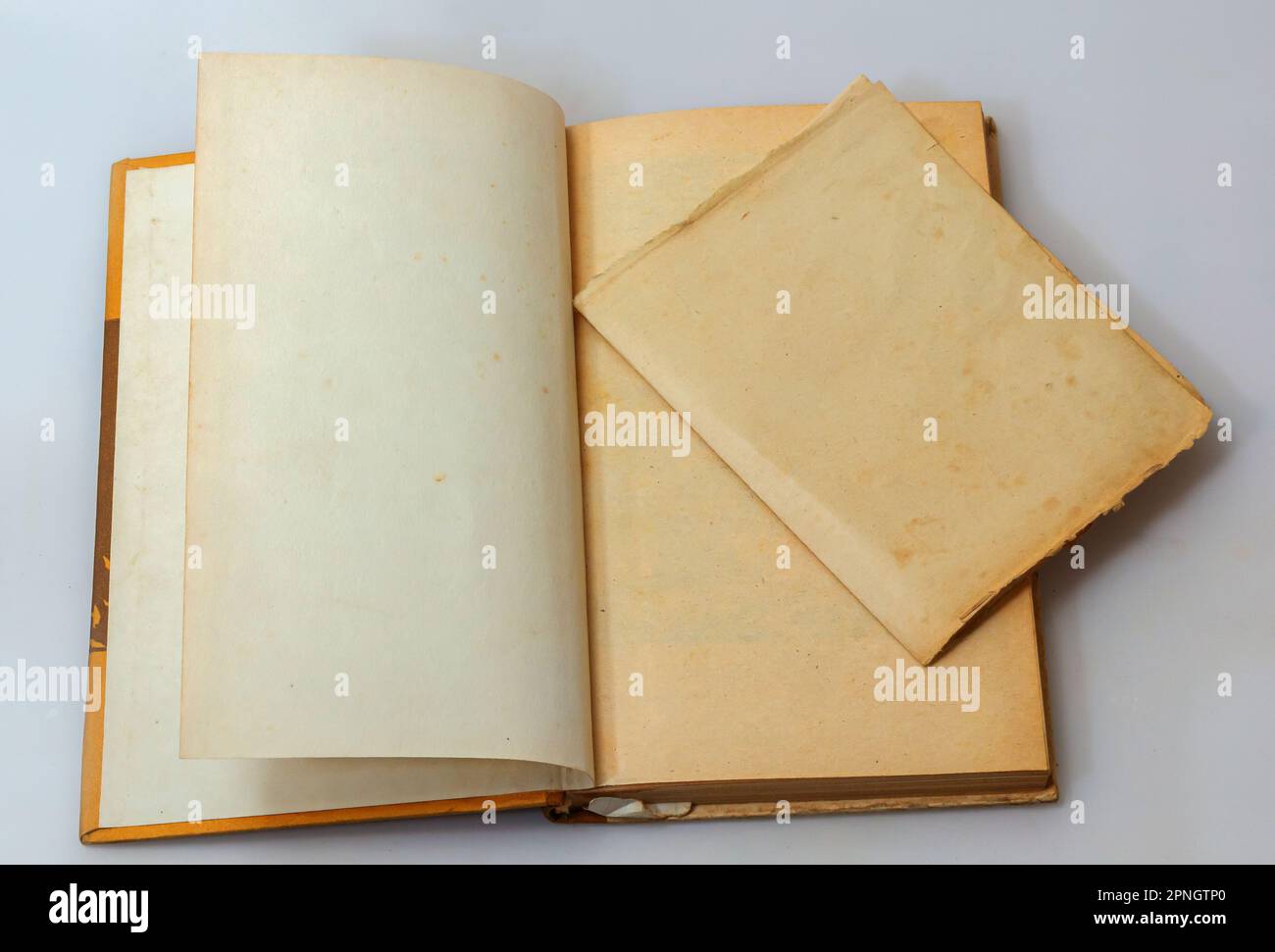 Worn book texture hi-res stock photography and images - Alamy