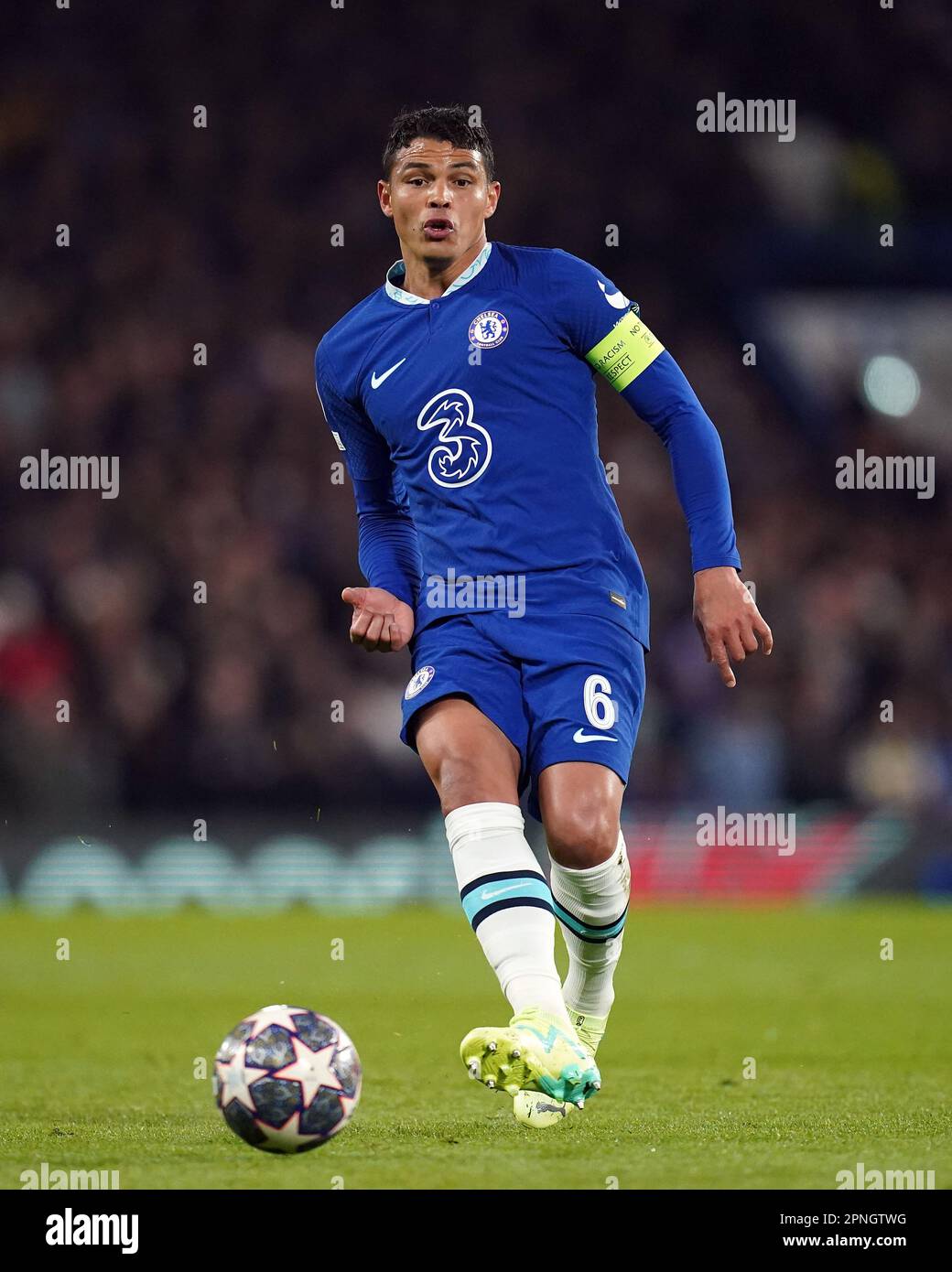 Chelsea's Thiago Silva during the UEFA Champions League quarter-final ...