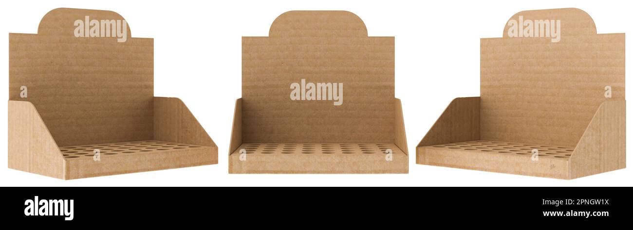 3D rendering - High resolution image pos floor display box template ...