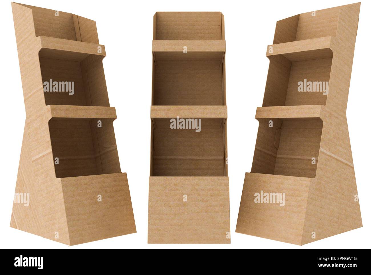 3D rendering - High resolution image pos floor display box template ...