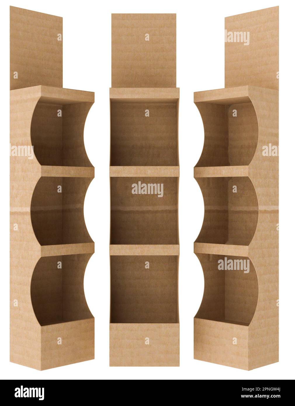 3D rendering - High resolution image pos floor display box template ...