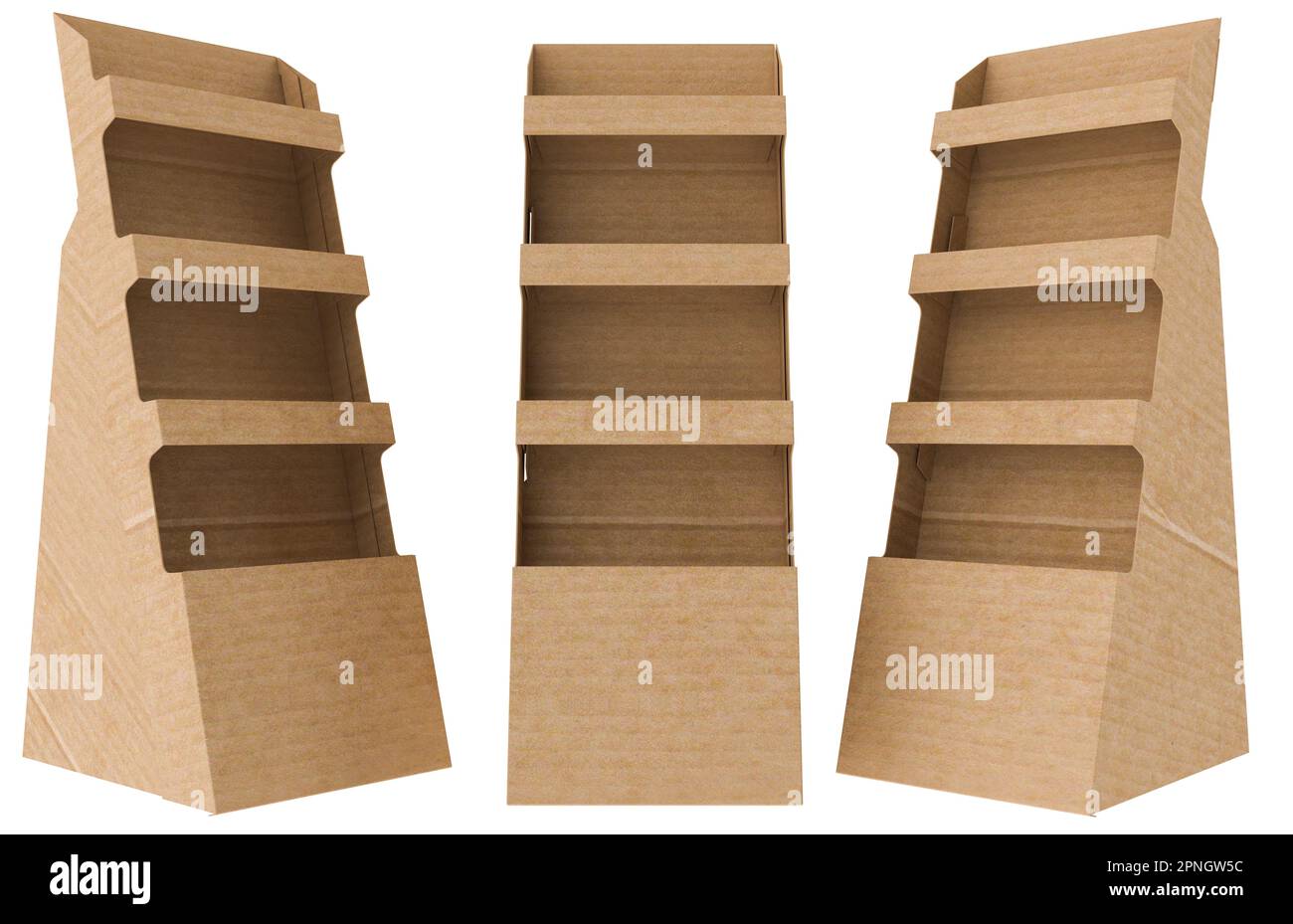 3D rendering - High resolution image pos floor display box template ...