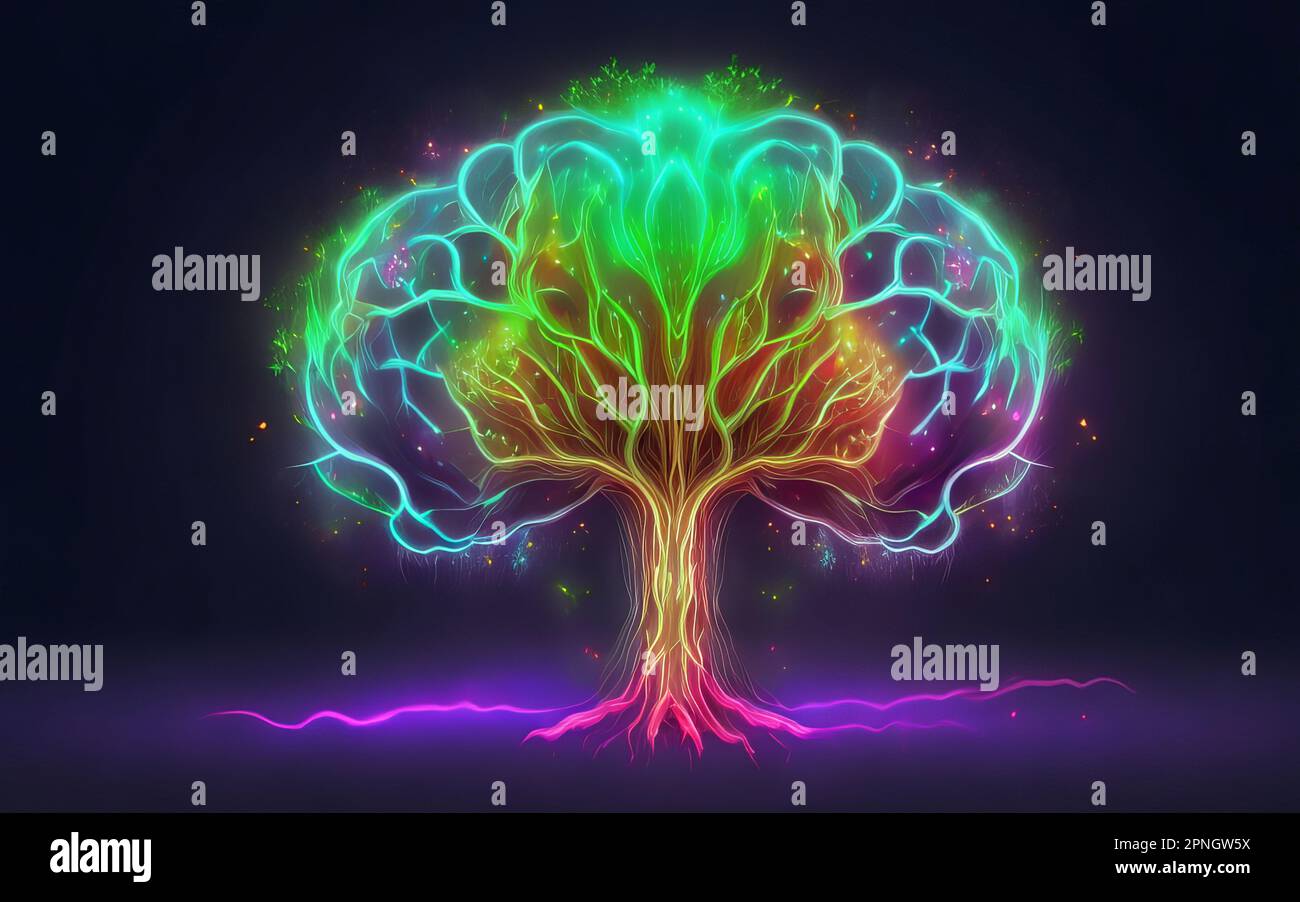 Human brain tree hi-res stock photography and images - Alamy
