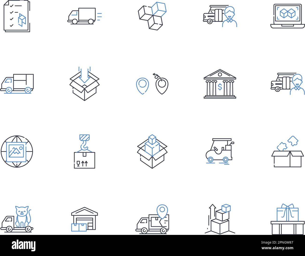 Prompt transfer line icons collection. Efficient, Swift, Rapid ...