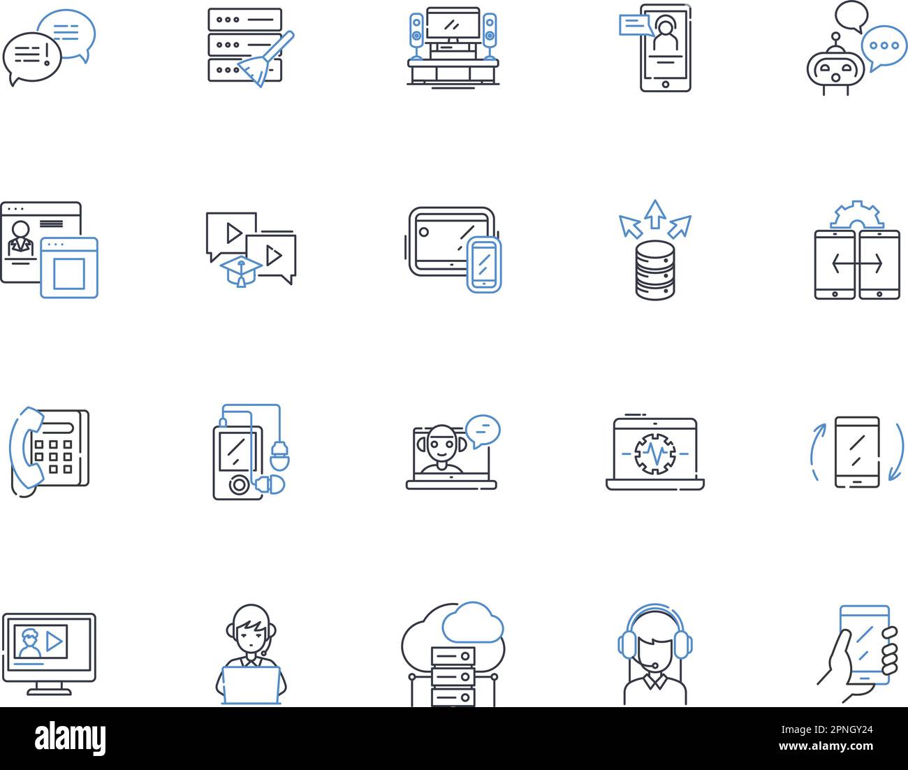 Smartwatch line icons collection. Wearable, Fitness, Fashion, Health ...