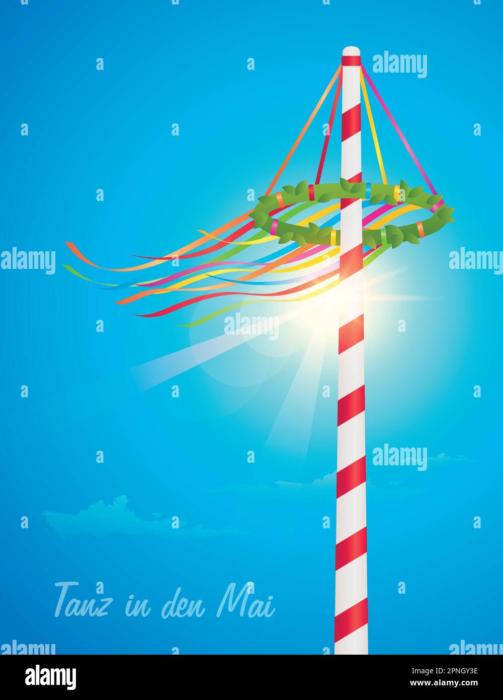 Maibaum germany Stock Vector Images - Alamy