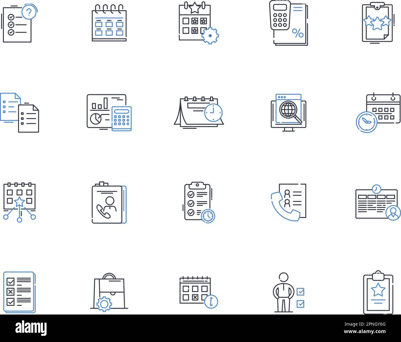 Schedule line icons collection. Timetable, Agenda, Itinerary, Calendar ... Schedule line icons collection. Timetable, Agenda, Itinerary, Calendar ...