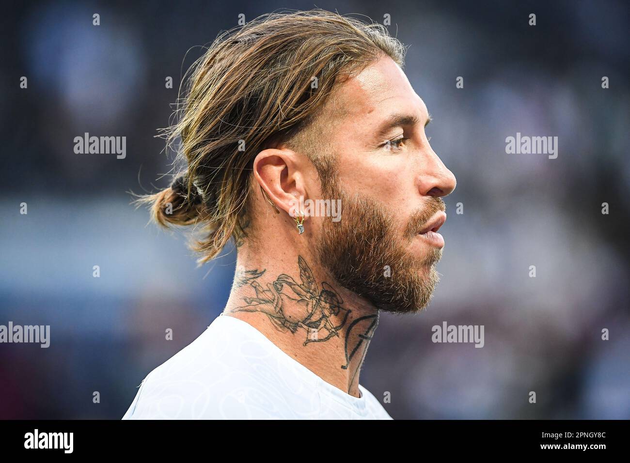 Sergio Ramos Hairstyle Side 2022