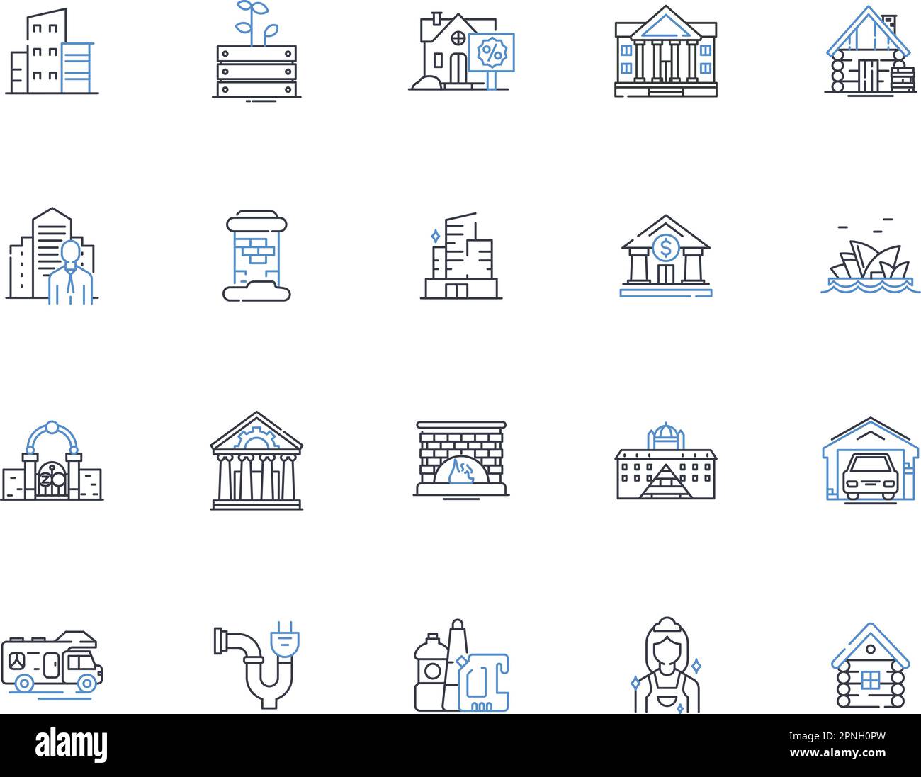 Development form line icons collection. Progress, Evolvement, Growth ... Development form line icons collection. Progress, Evolvement, Growth ...