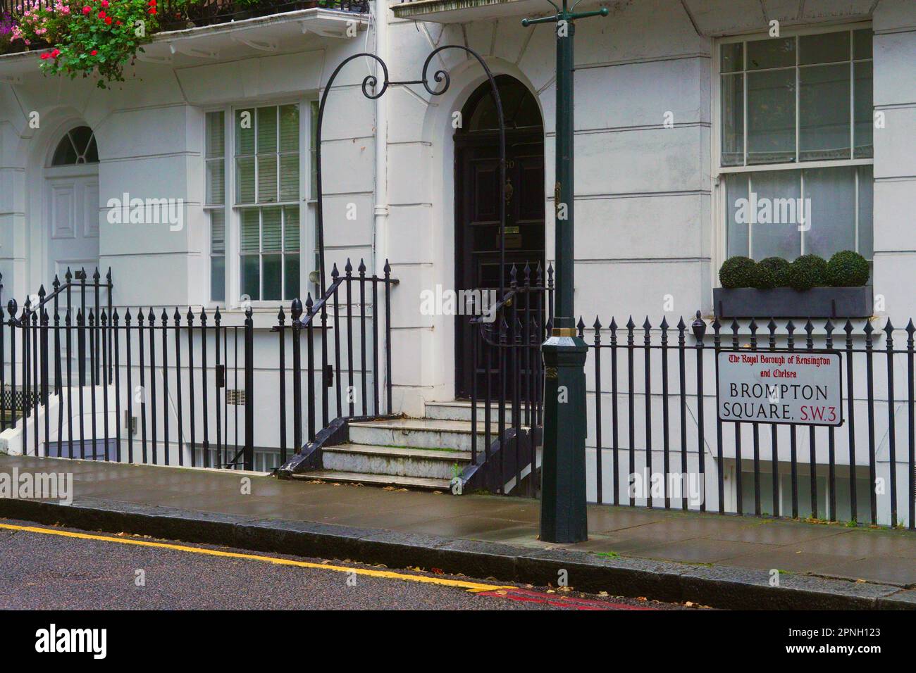London cityscape, famous landmarks, street signs and architecture Stock ...