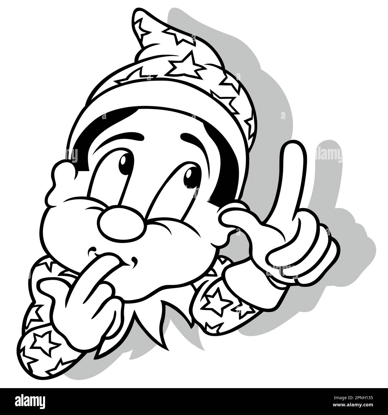 Pointing to stars Black and White Stock Photos & Images - Alamy