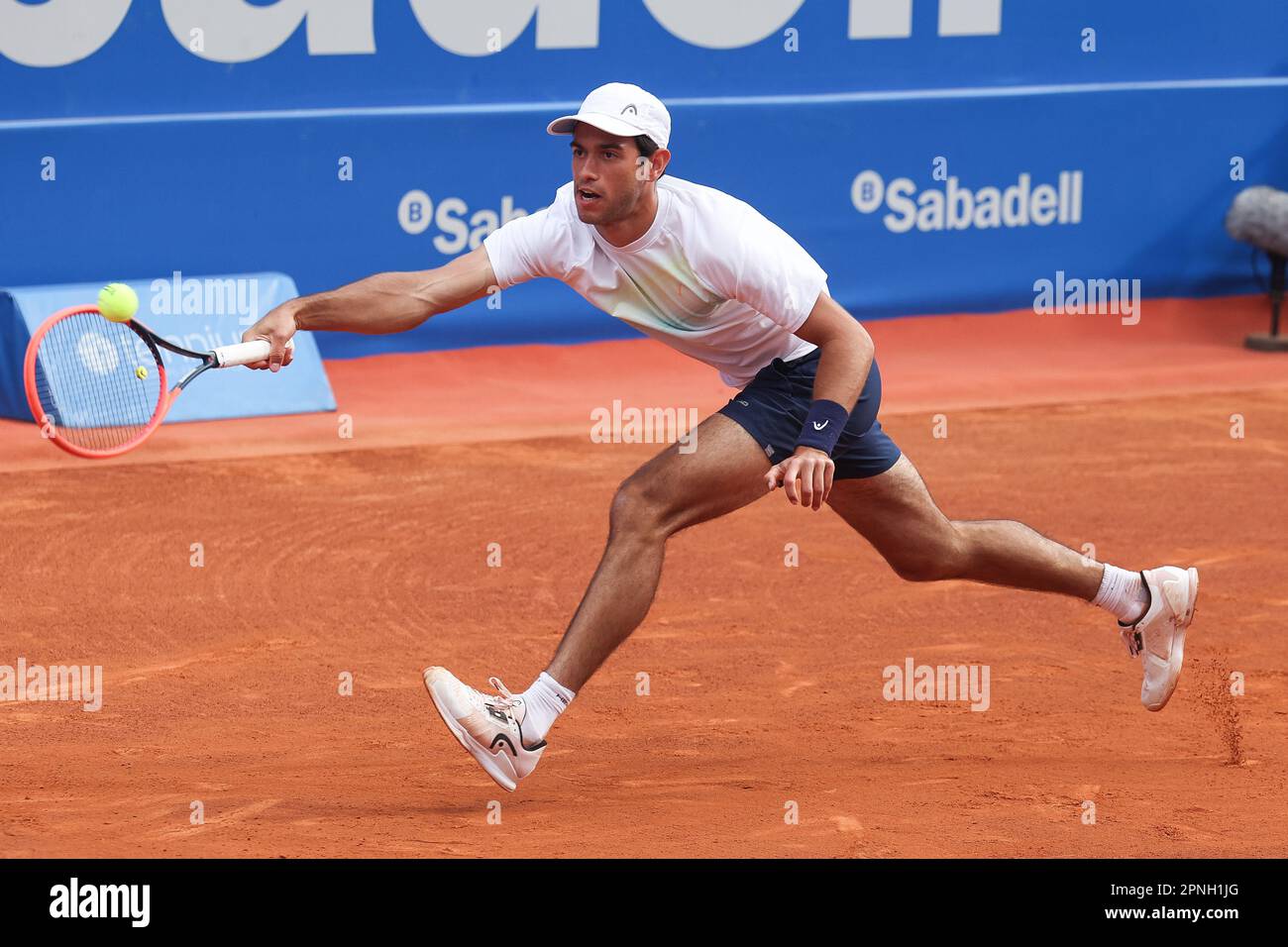 BARCELONA, SPAIN - APRIL 18: Nuno Borges from Portugal during the ...