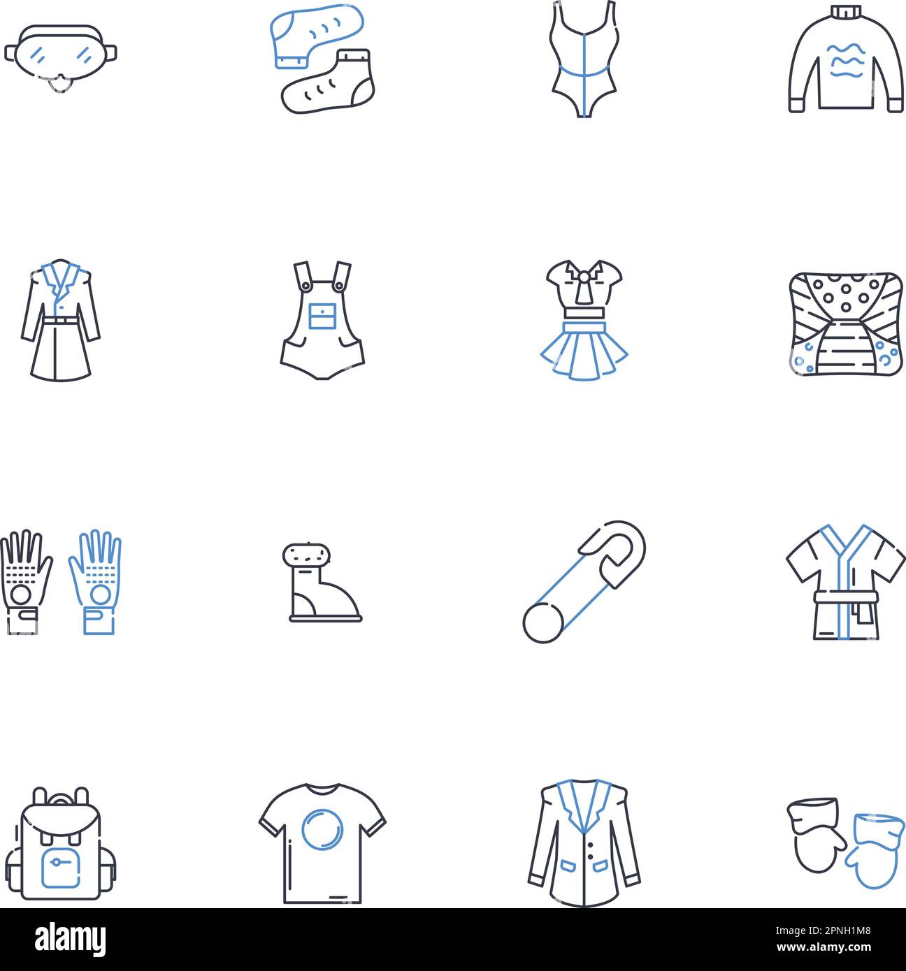 Regalia line icons collection. Crown, Robe, Scepter, Tiara, Mantle ...