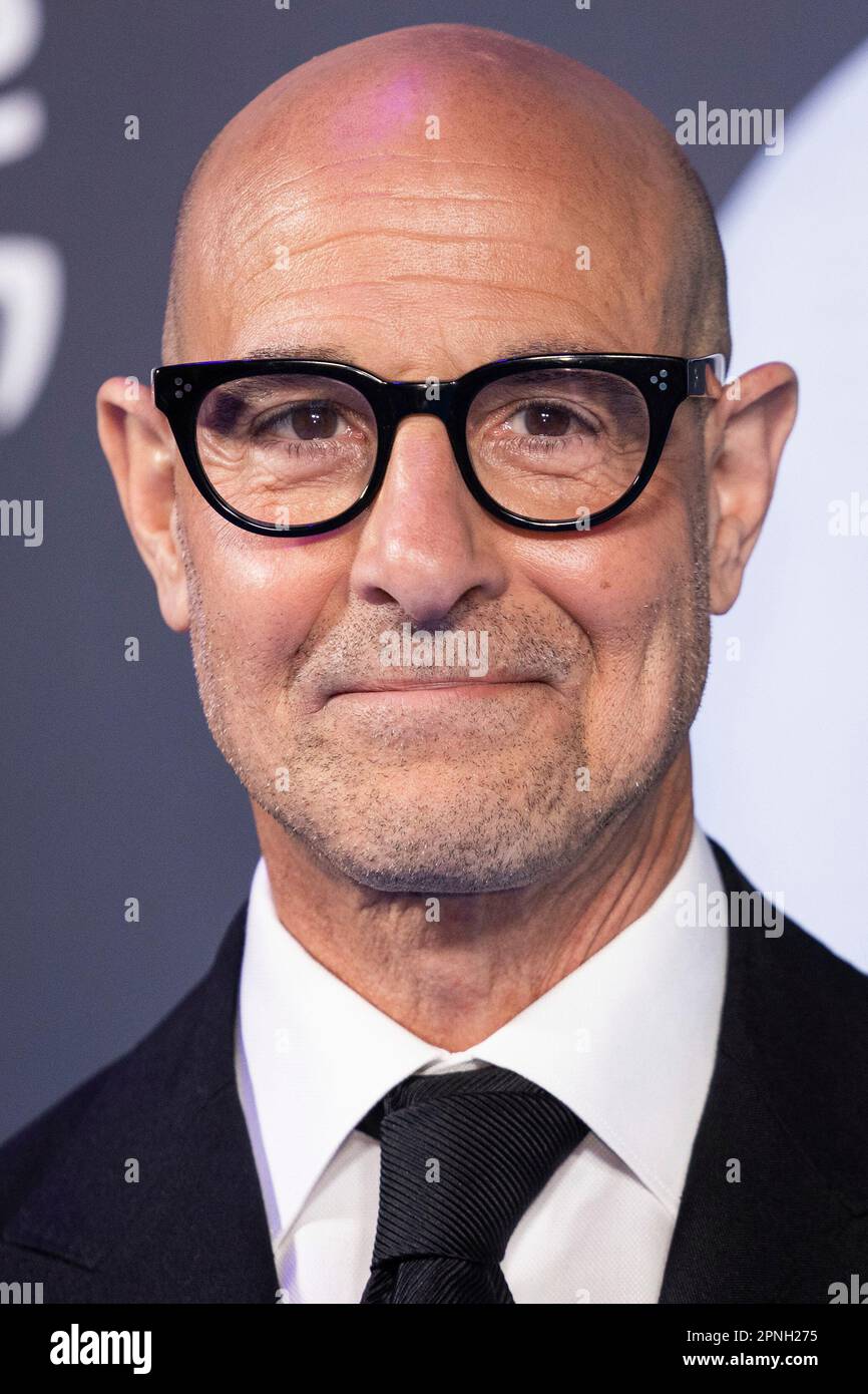 Stanley Tucci poses for photographers upon arrival at the premiere of ...