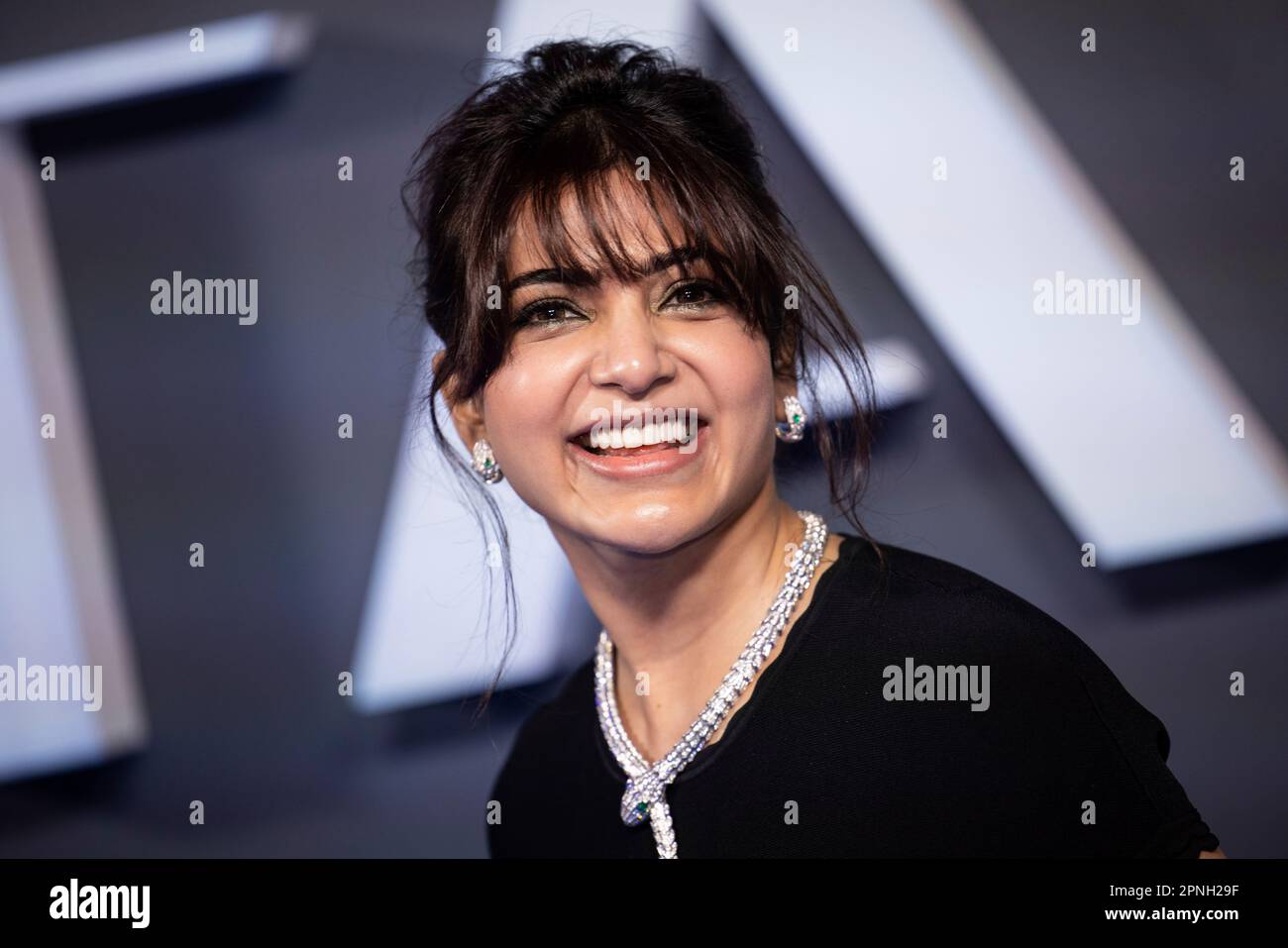 Samantha Ruth Prabhu poses for photographers upon arrival at the ...