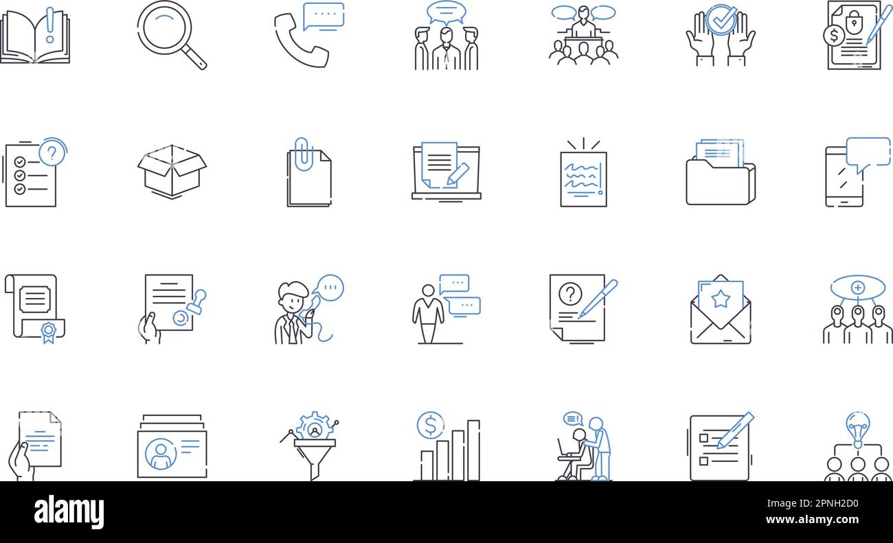 Inventive pursuits line icons collection. Innovation, Creativity ...