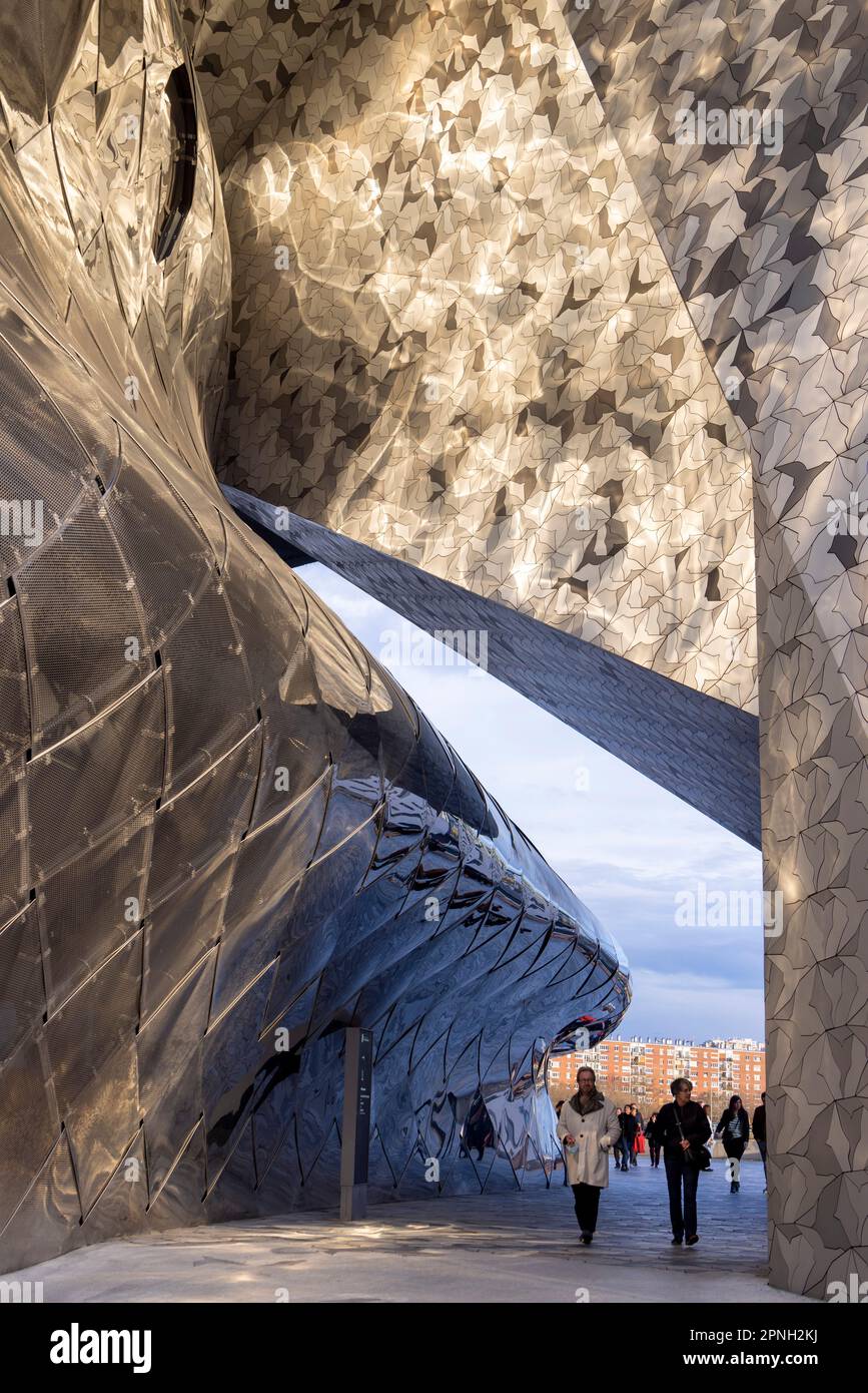 The Philharmonie de Paris concert hall by Jean Nouvel, 2015, Paris ...