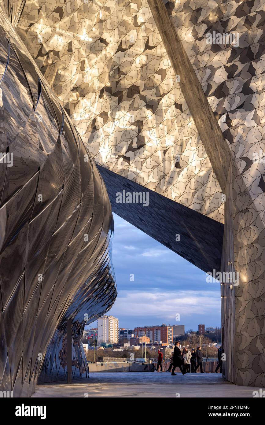The Philharmonie de Paris concert hall by Jean Nouvel, 2015, Paris ...