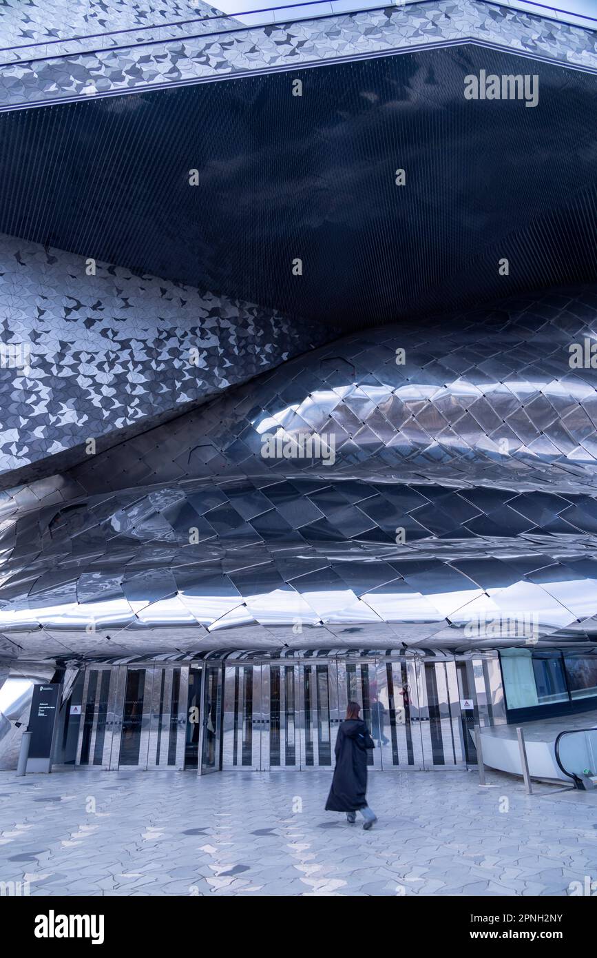 The Philharmonie de Paris concert hall by Jean Nouvel, 2015, Paris ...