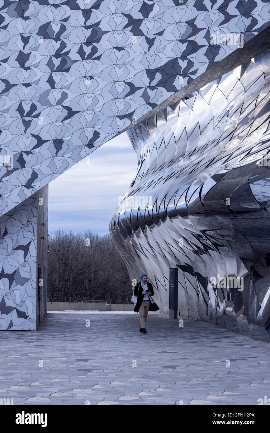 The Philharmonie de Paris concert hall by Jean Nouvel, 2015, Paris ...