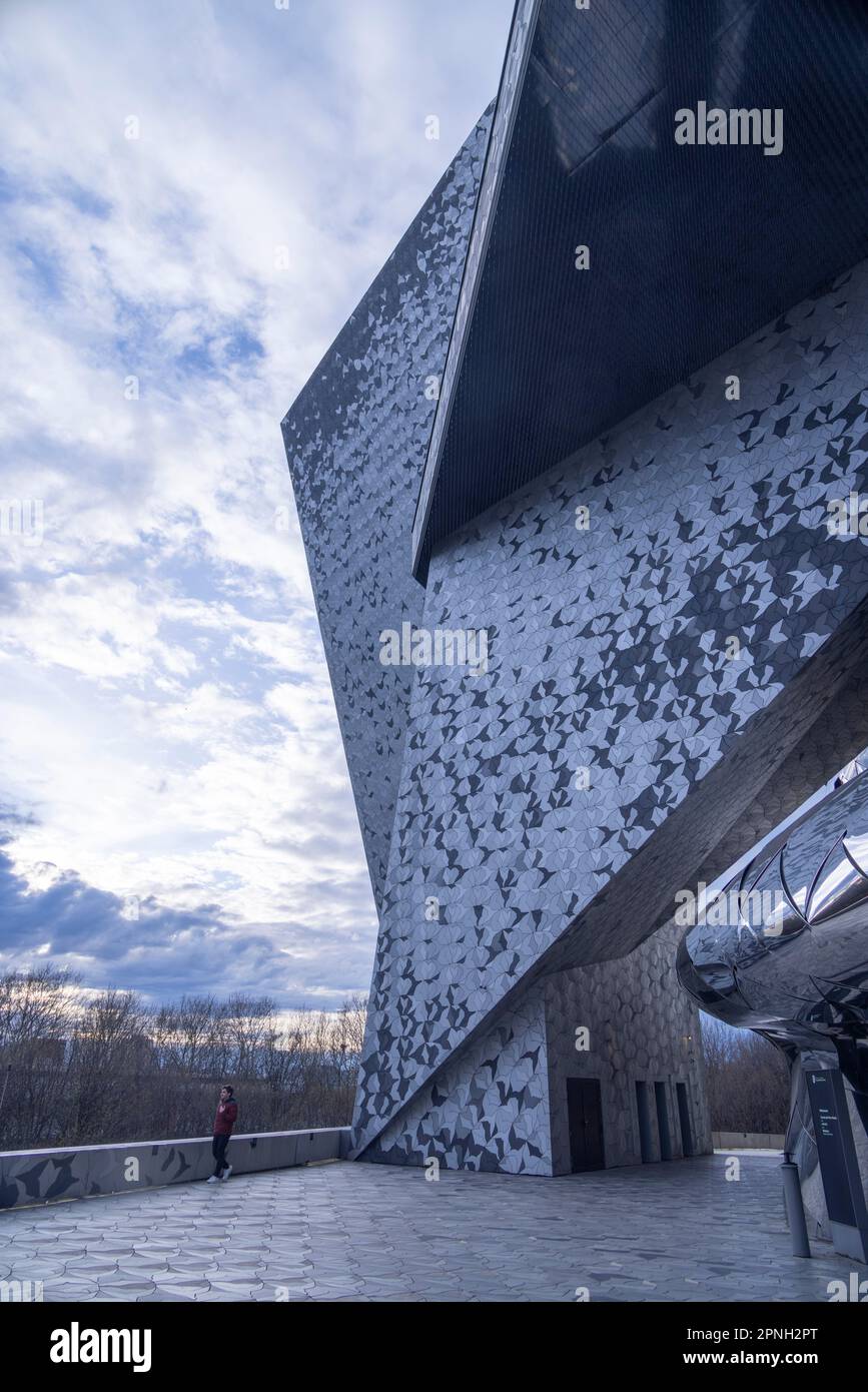 The Philharmonie de Paris concert hall by Jean Nouvel, 2015, Paris ...