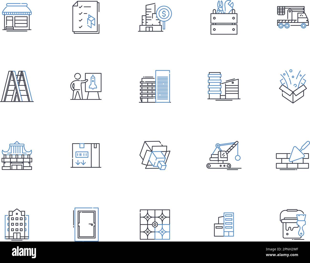 Crafting line icons collection. Knitting, Sewing, Crochet, Quilting ... Crafting line icons collection. Knitting, Sewing, Crochet, Quilting ...