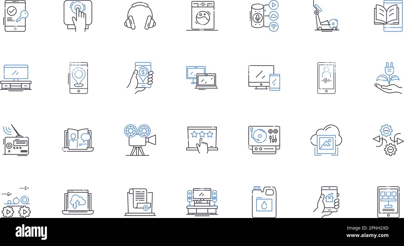 Data security line icons collection. Encryption, Authentication ... Data security line icons collection. Encryption, Authentication ...