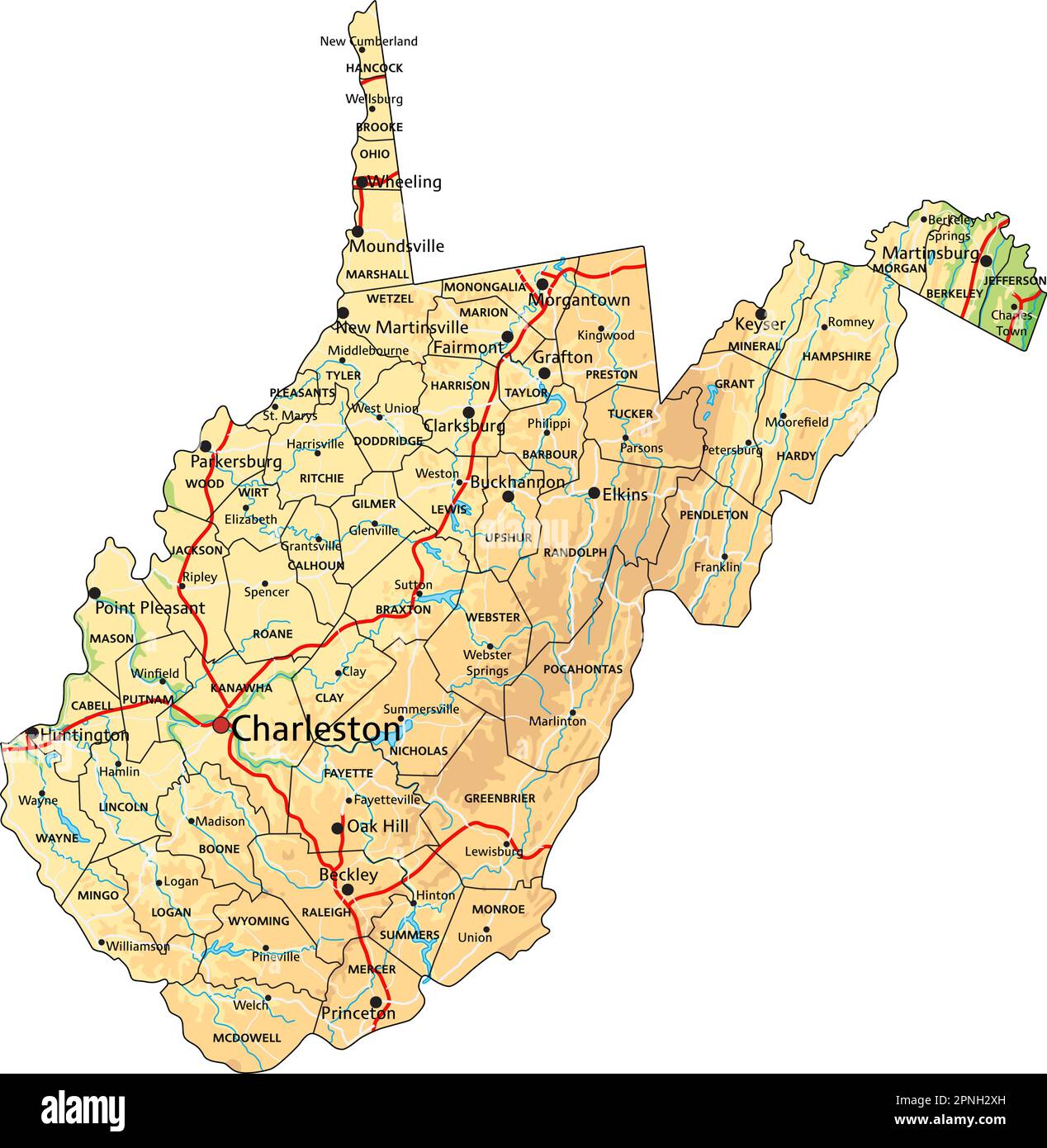 West Virginia Physical Map And West Virginia Topograp - vrogue.co West Virginia Physical Map And West Virginia Topograp - vrogue.co