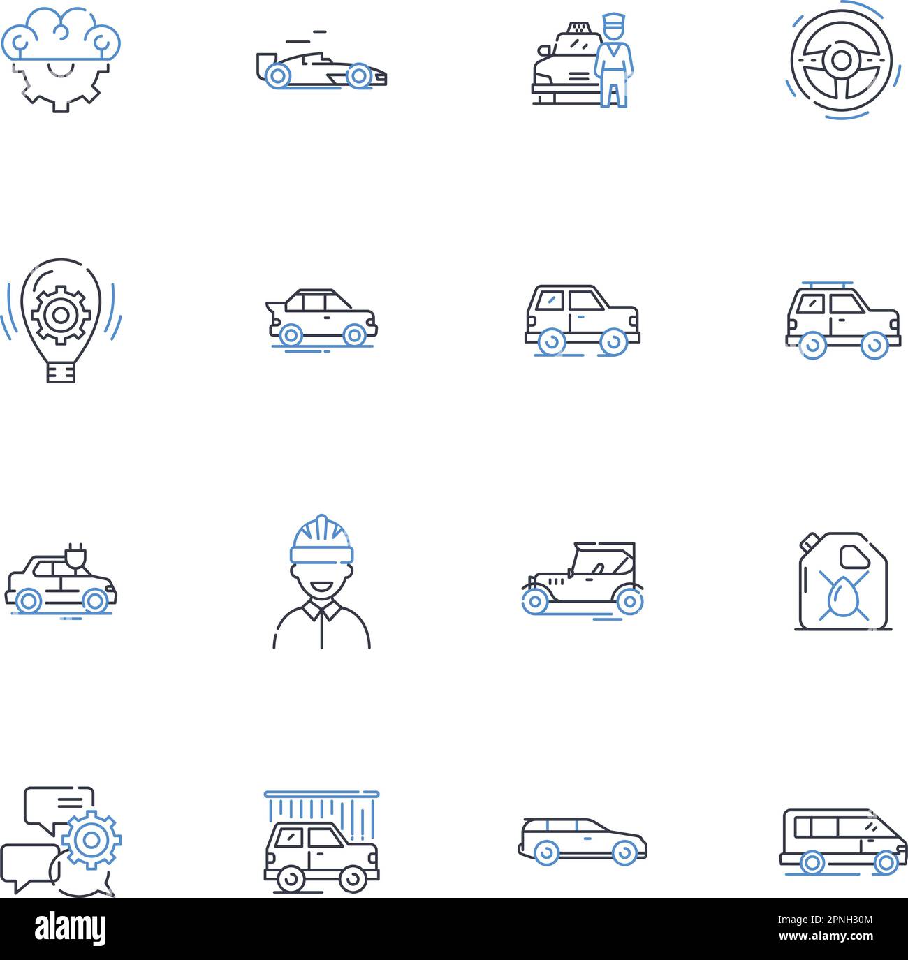 Client care line icons collection. Empathy, Professionalism ...