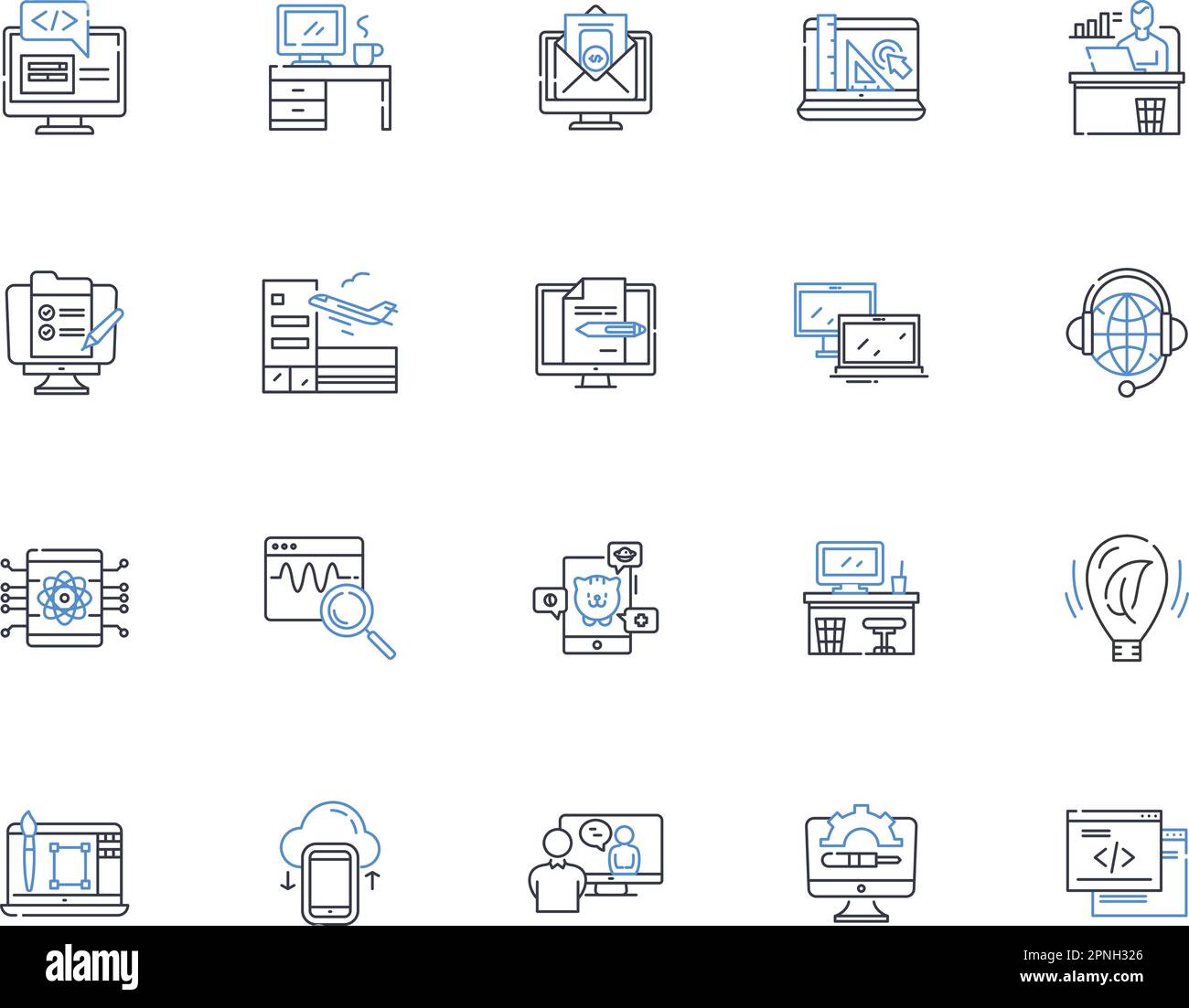Communication line icons collection. Interpersonal, Dialogue, Exchange ... Communication line icons collection. Interpersonal, Dialogue, Exchange ...