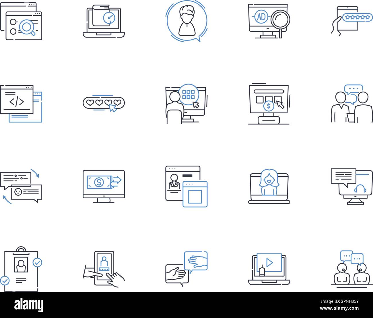 Stewardship line icons collection. Responsibility, Accountability ... Stewardship line icons collection. Responsibility, Accountability ...
