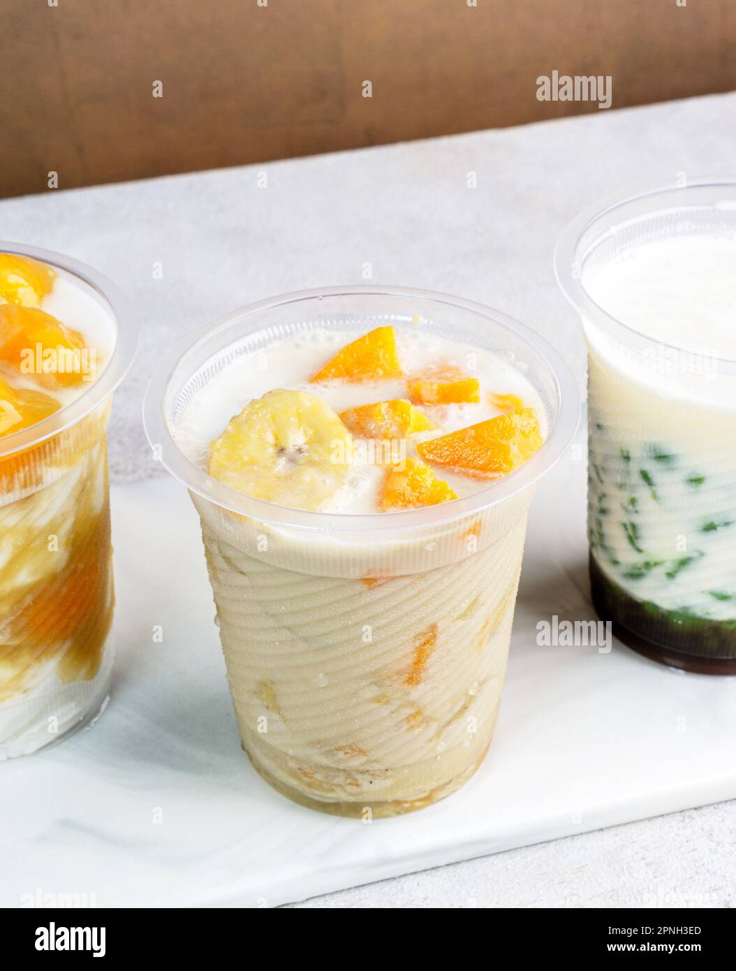 Kolak pisang ubi, kolak biji salak is Indonesian Dessert during ...