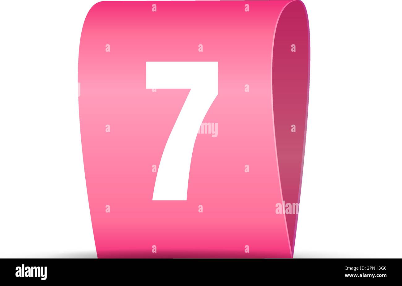 7 number vector vectors hi-res stock photography and images - Alamy