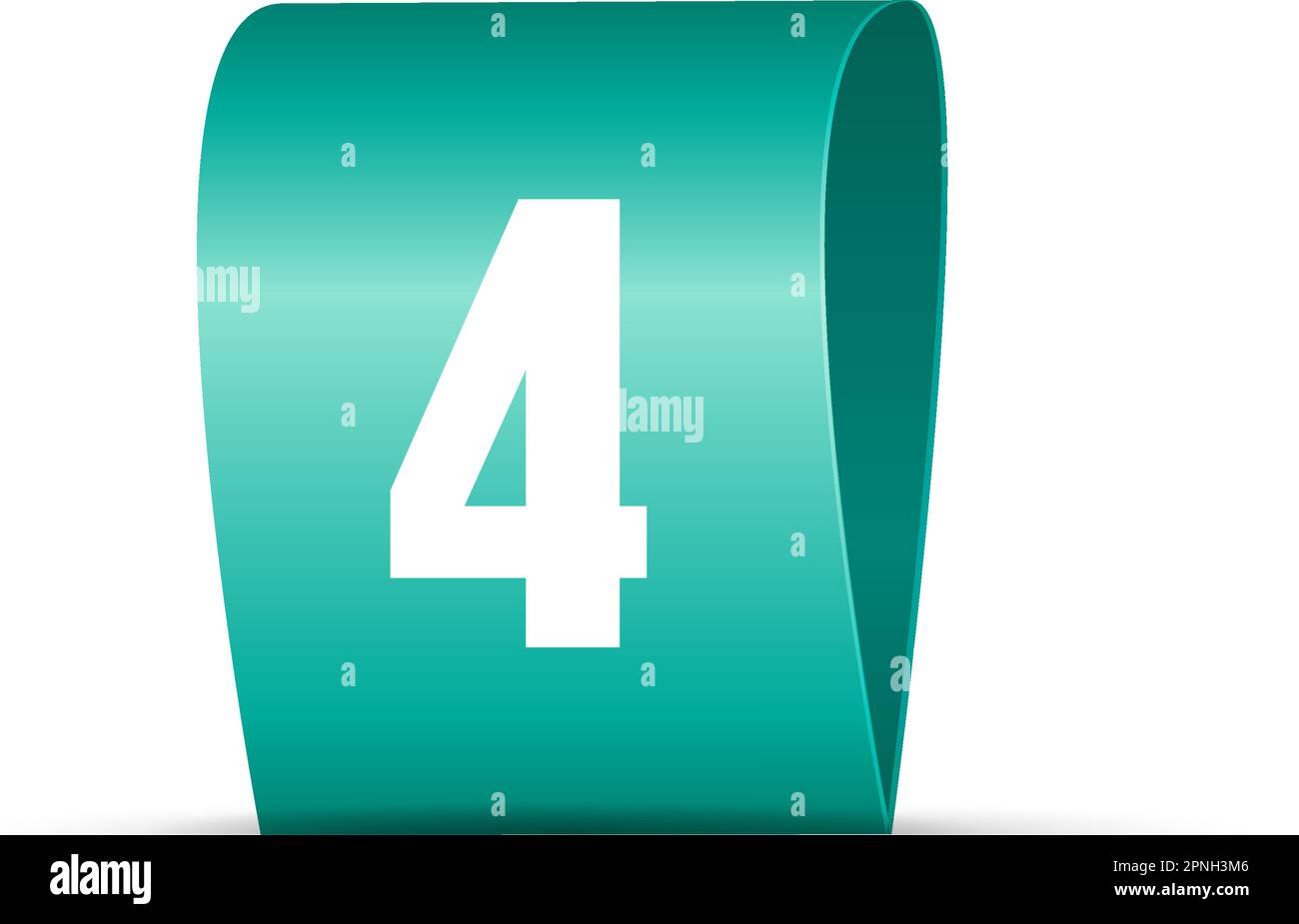 Number 4 vector vectors hi-res stock photography and images - Alamy