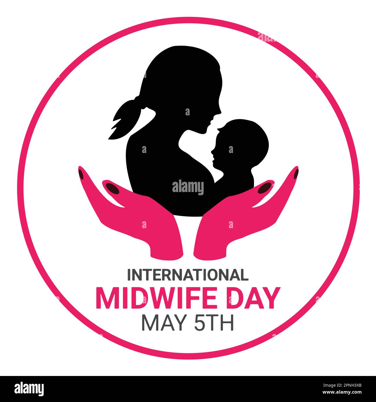 International day of the midwife Stock Vector Images - Alamy