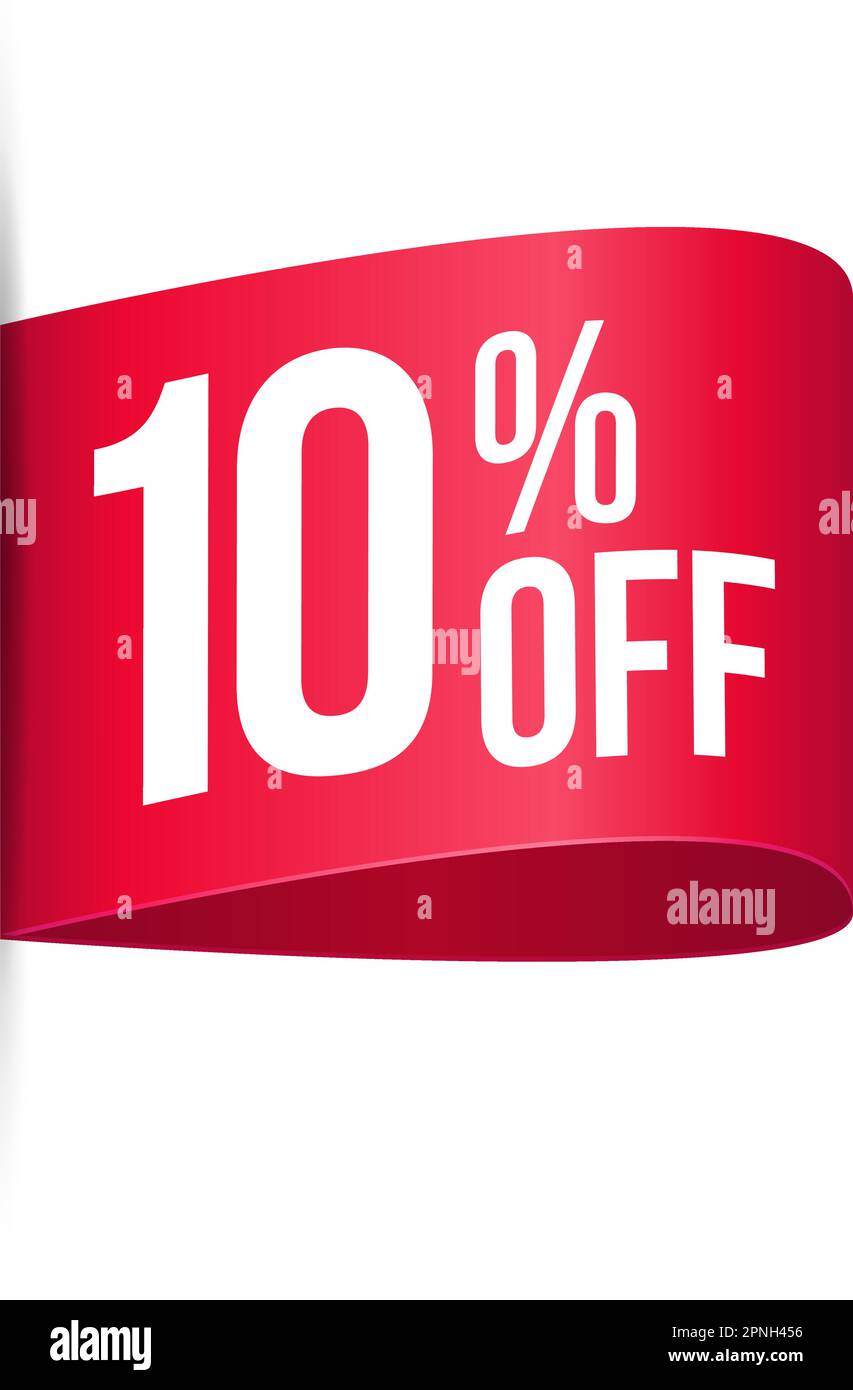 Sales tag label vector illustration ( 10% off Stock Vector Image & Art ...