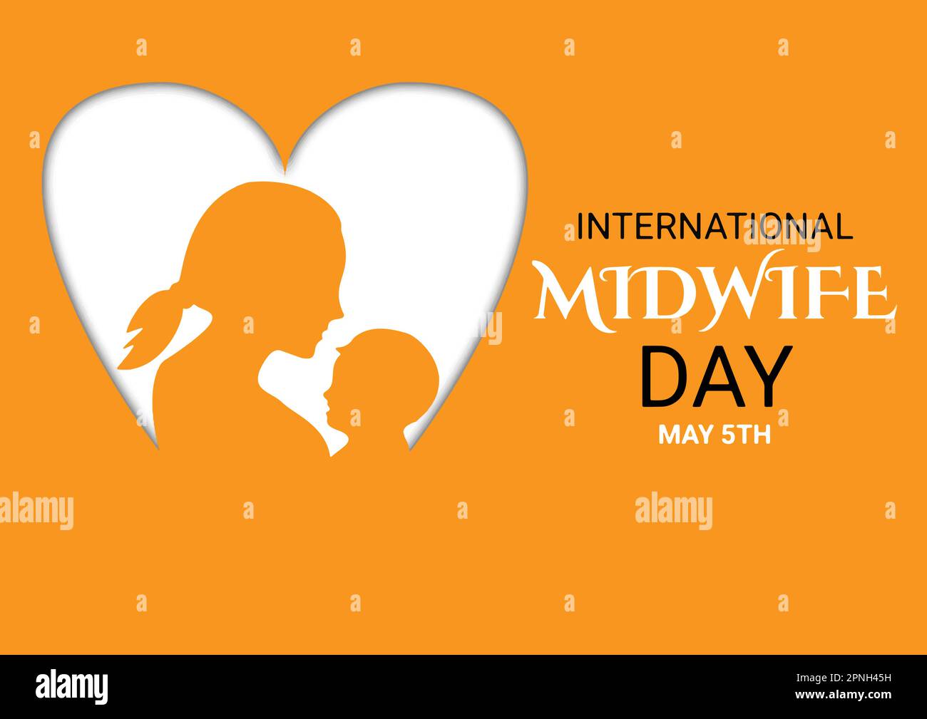 Happy midwife mother birth Stock Vector Images - Alamy