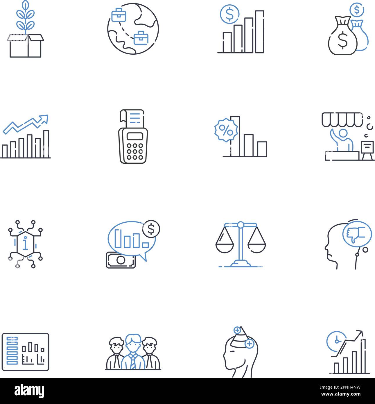 Perception Line Icons Collection Perspective Interpretation Insight Understanding Awareness