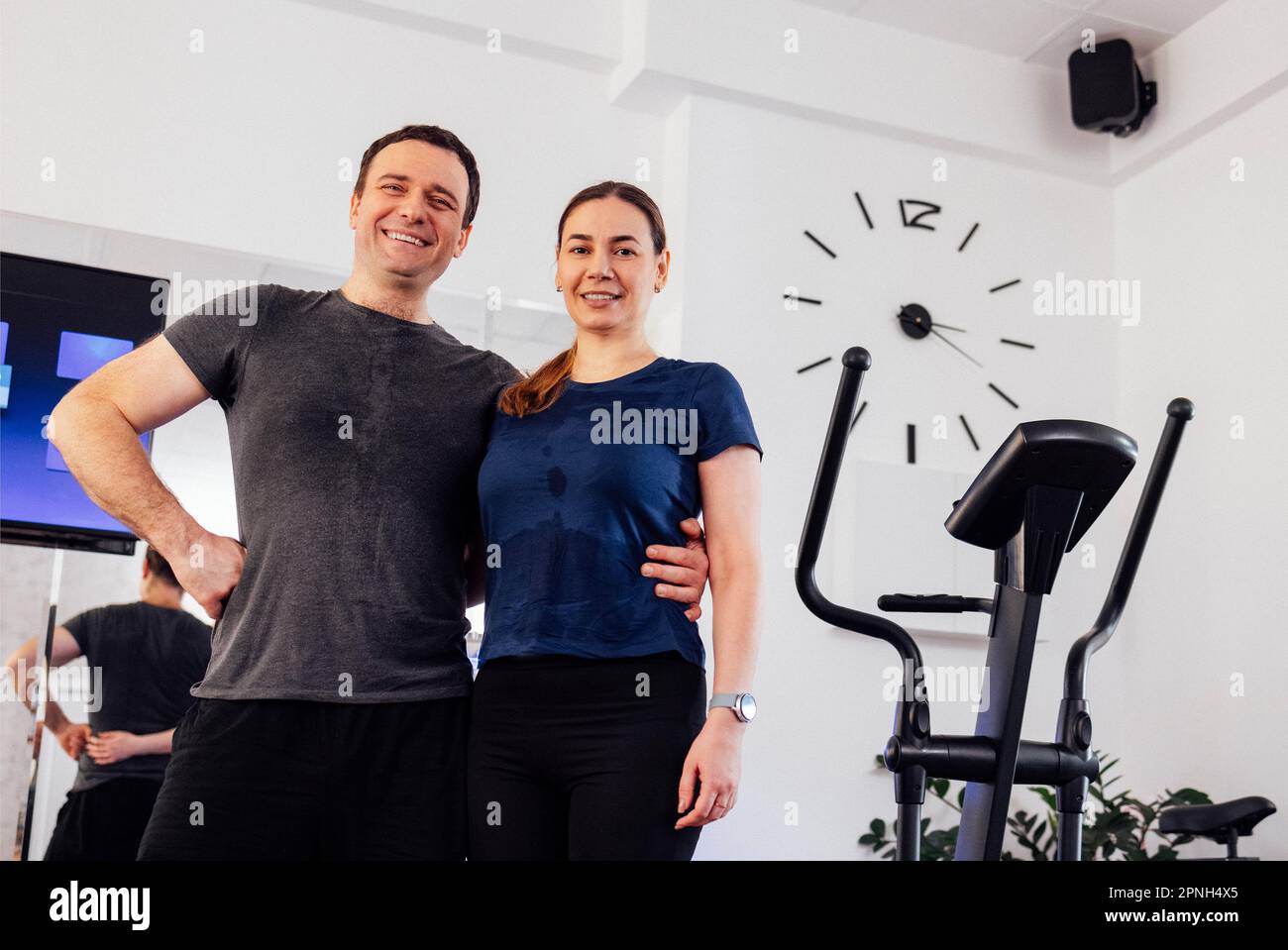 Sport equipment posing smiling sport hi-res stock photography and ...