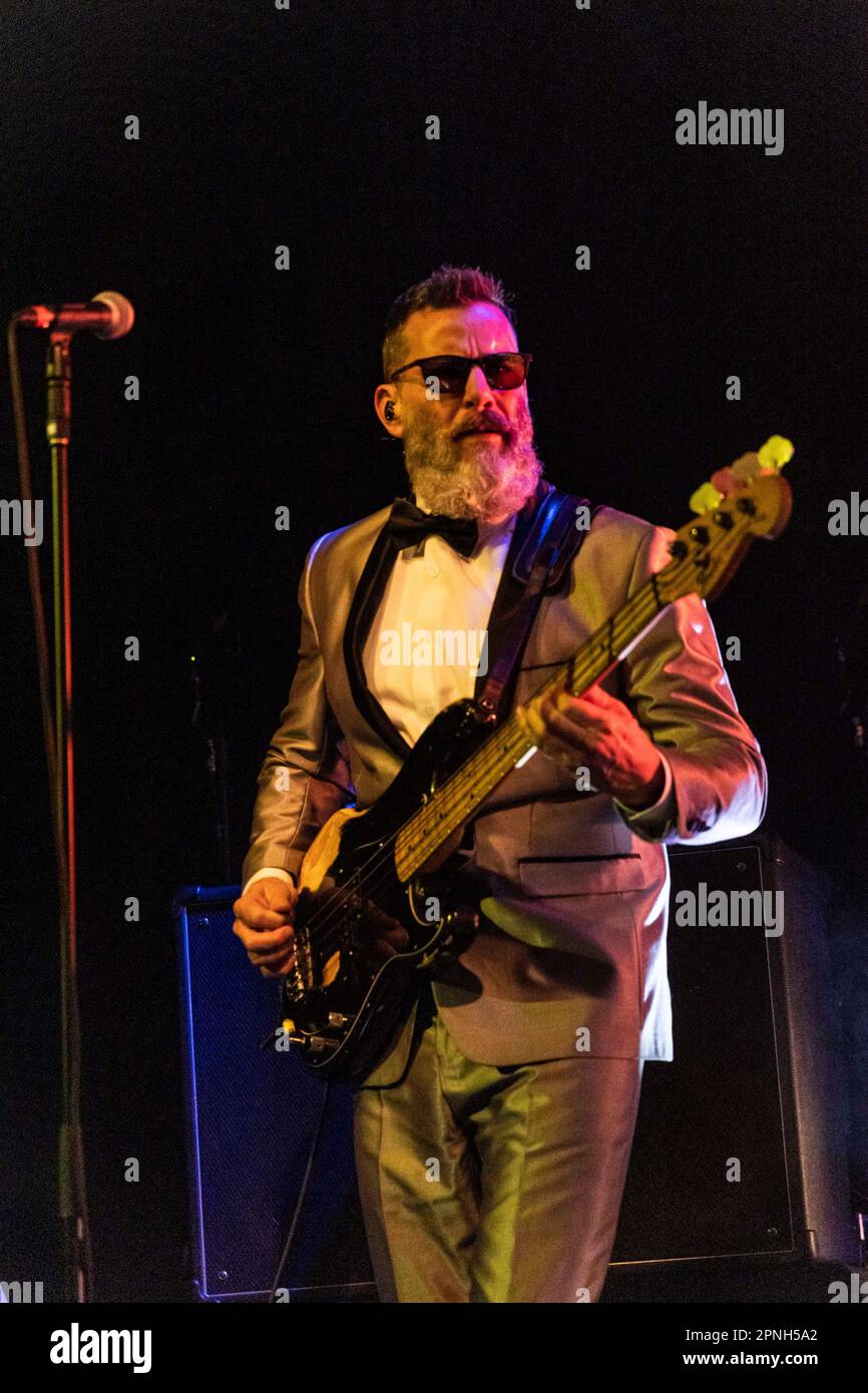 MILAN, ITALY - APRIL 18: Allen Hunter aka Big Al of EELS performs at ...